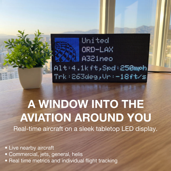 FlightWall - LED Live Flight Tracking Display – TheFlightWall